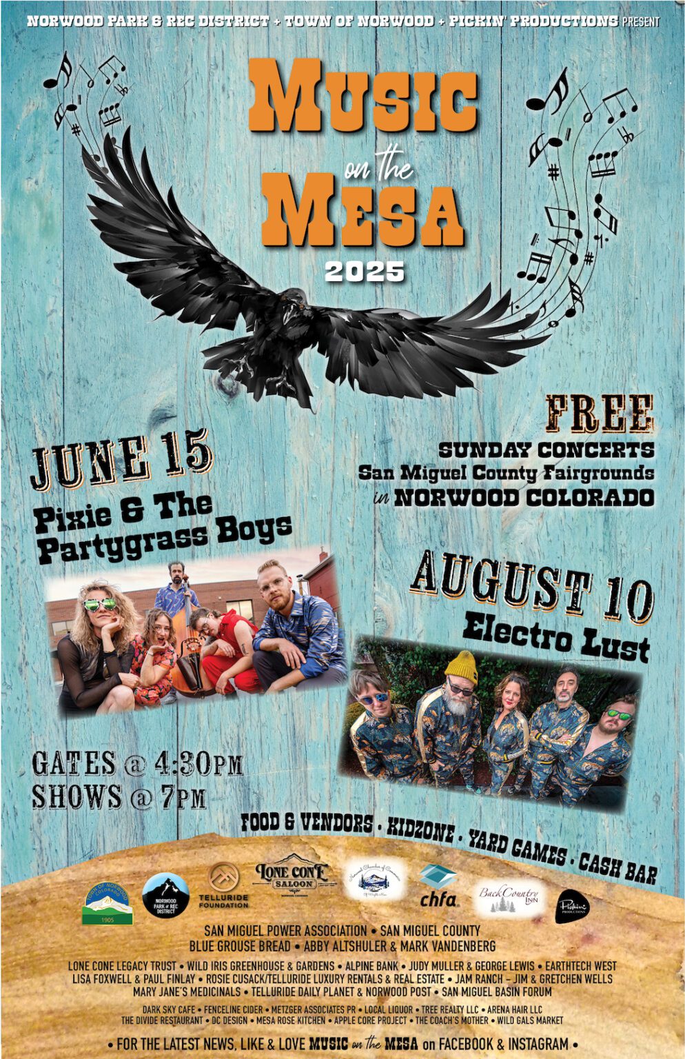 Telluride Inside... and Out | Music on the Mesa: Free Concert Series in ...