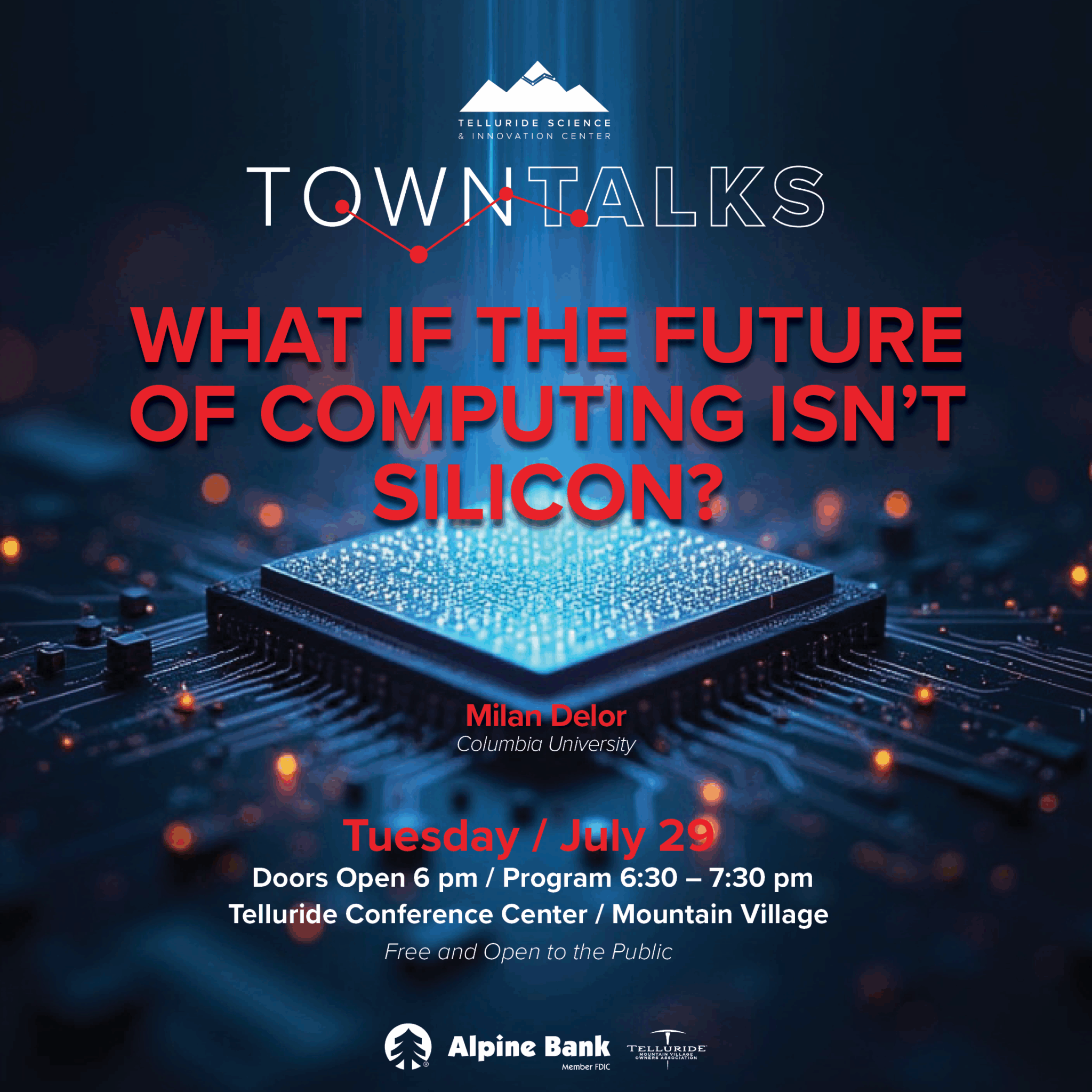 Telluride Inside... and Out | Telluride Science Town Talk: “What If ...